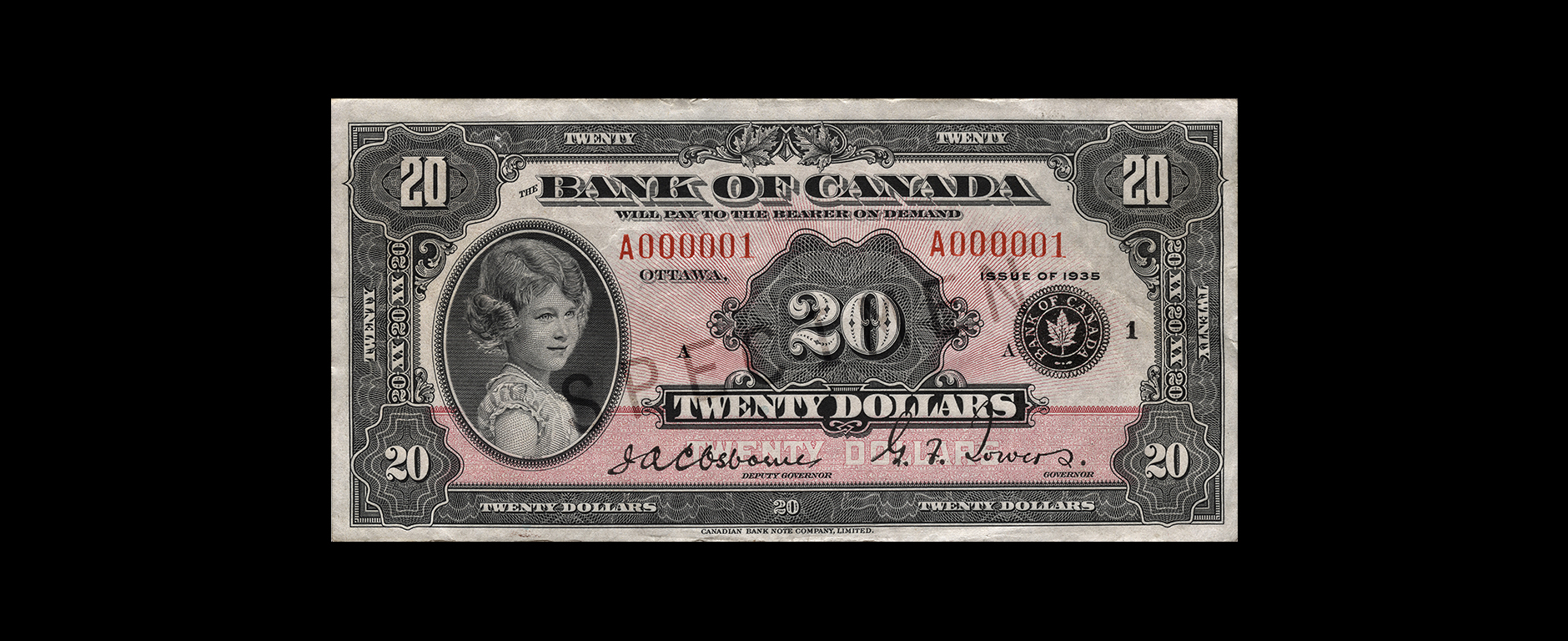 First Series $20 Note - Bank of Canada Museum