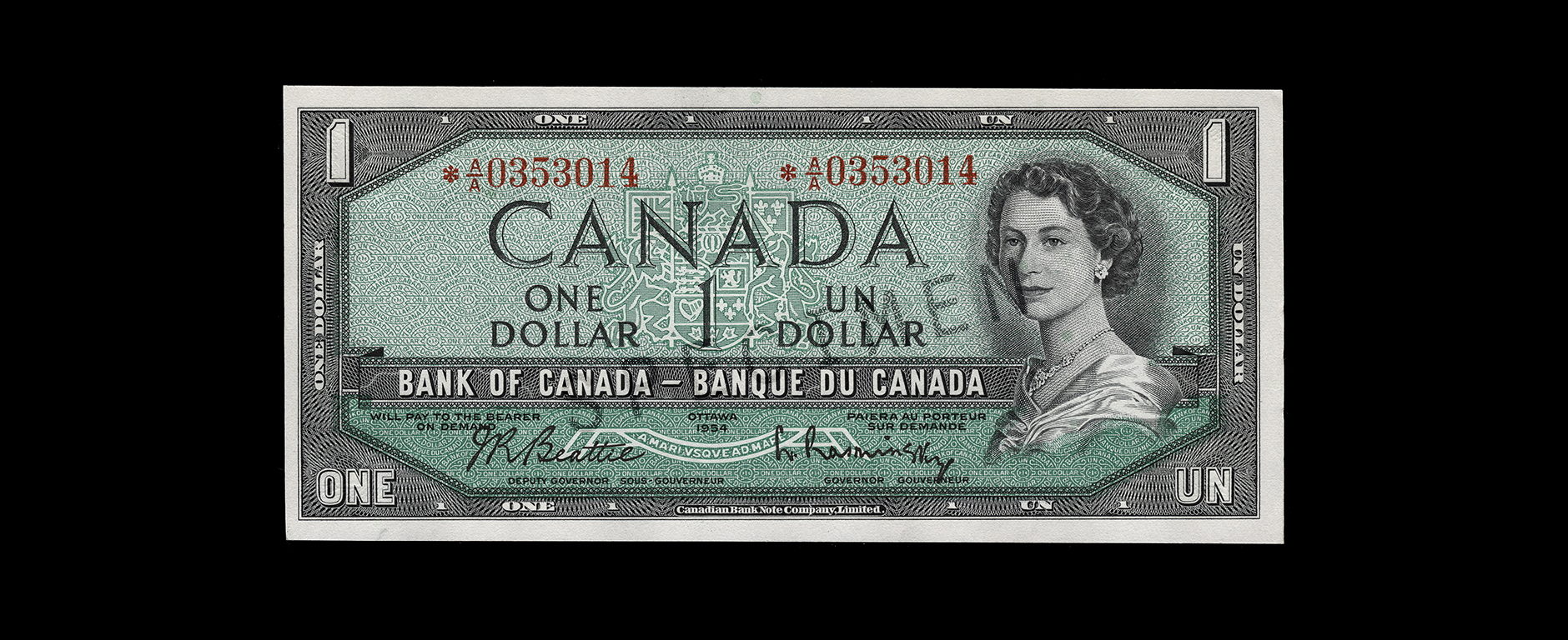 Canadian Landscape Series $1 Note - Bank of Canada Museum
