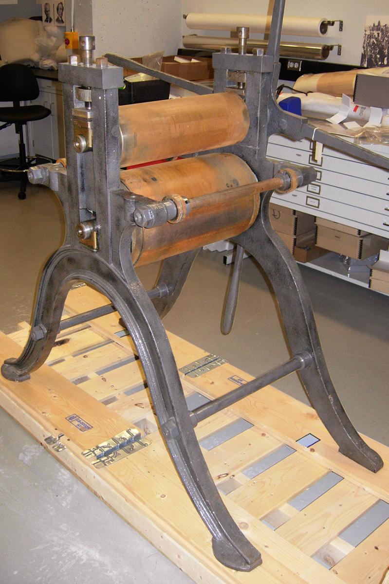 Conserving the Spider Press - Bank of Canada Museum